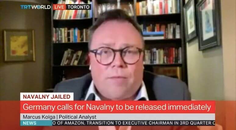 Navalny Sentencing: Marcus Kolga on TRT World | Macdonald-Laurier Institute